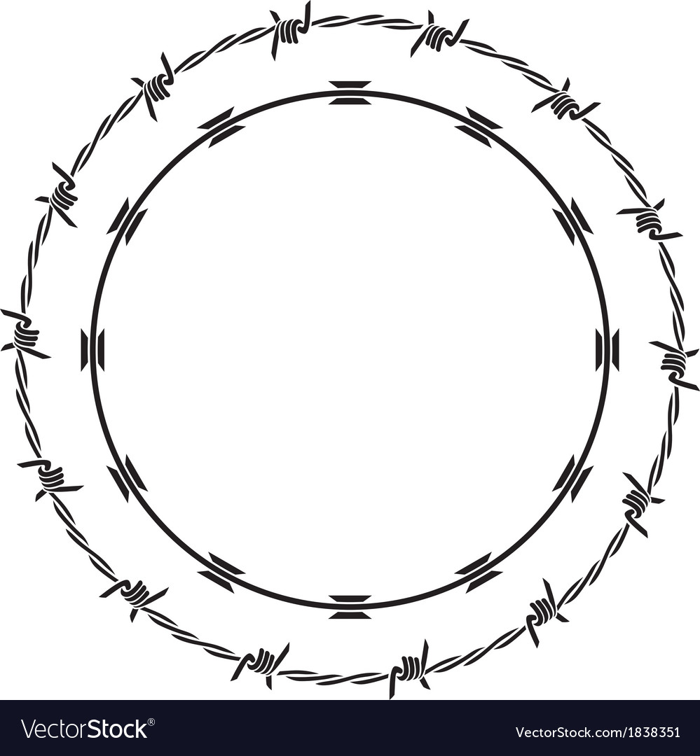 Razorwire Stock Photos Royaltyfree Images Vectors Razor Wire Silhouette ...