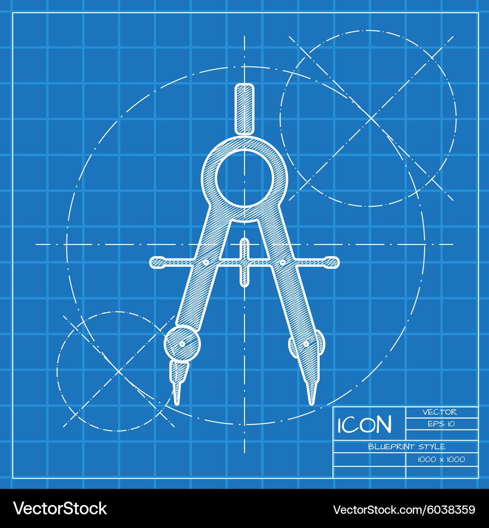 Blueprint icon Royalty Free Vector Image - VectorStock