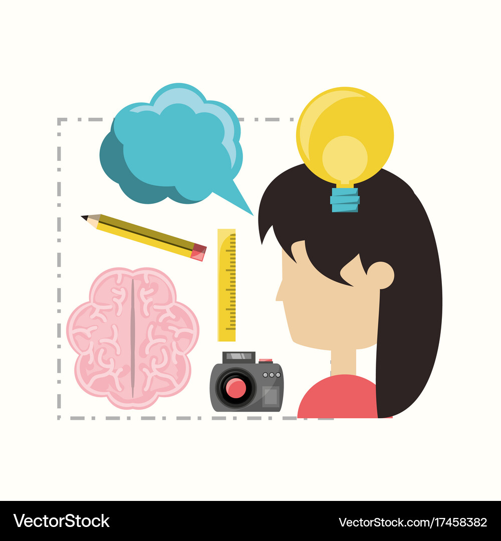 Design thinking concept Royalty Free Vector Image
