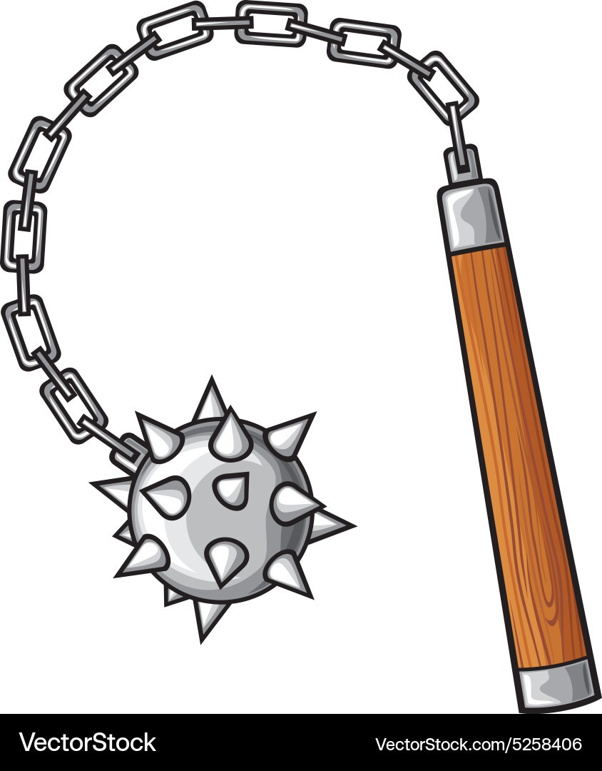 Medieval mace Royalty Free Vector Image - VectorStock