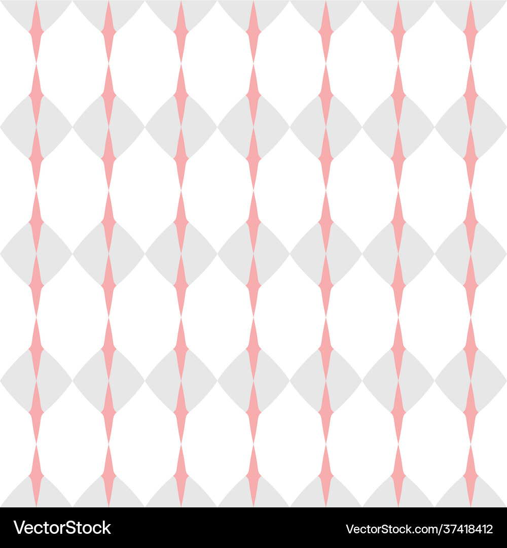 Tile pattern with grey pink and white background Vector Image
