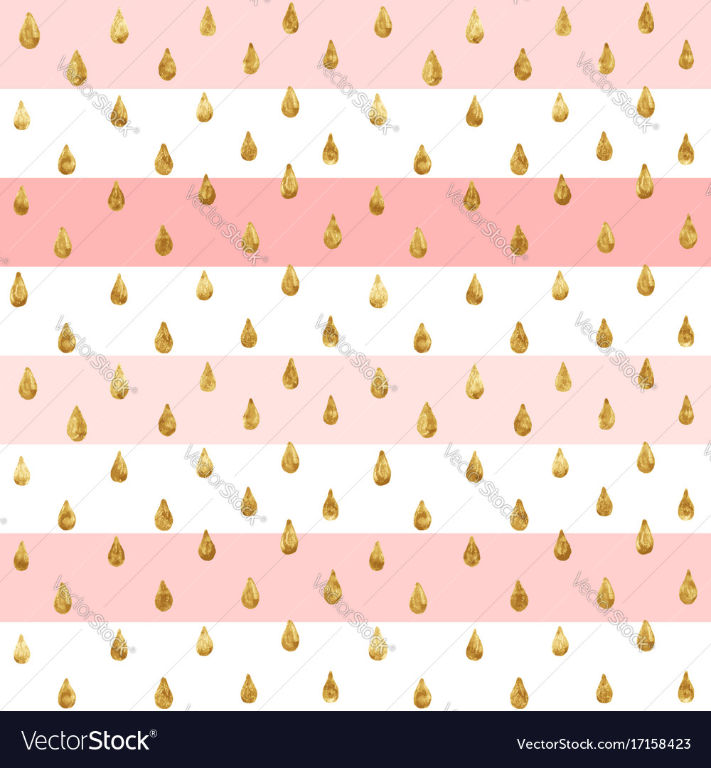 Gold glitter seamless pattern striped background Vector Image