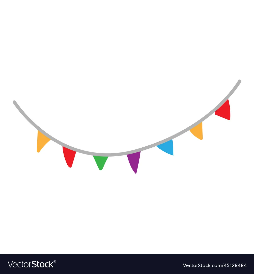 String Of Flags Clip Art String Of Flags PNG, Vector, PSD, And Clipart