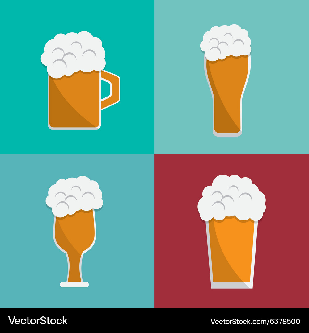 Beer product design Royalty Free Vector Image - VectorStock