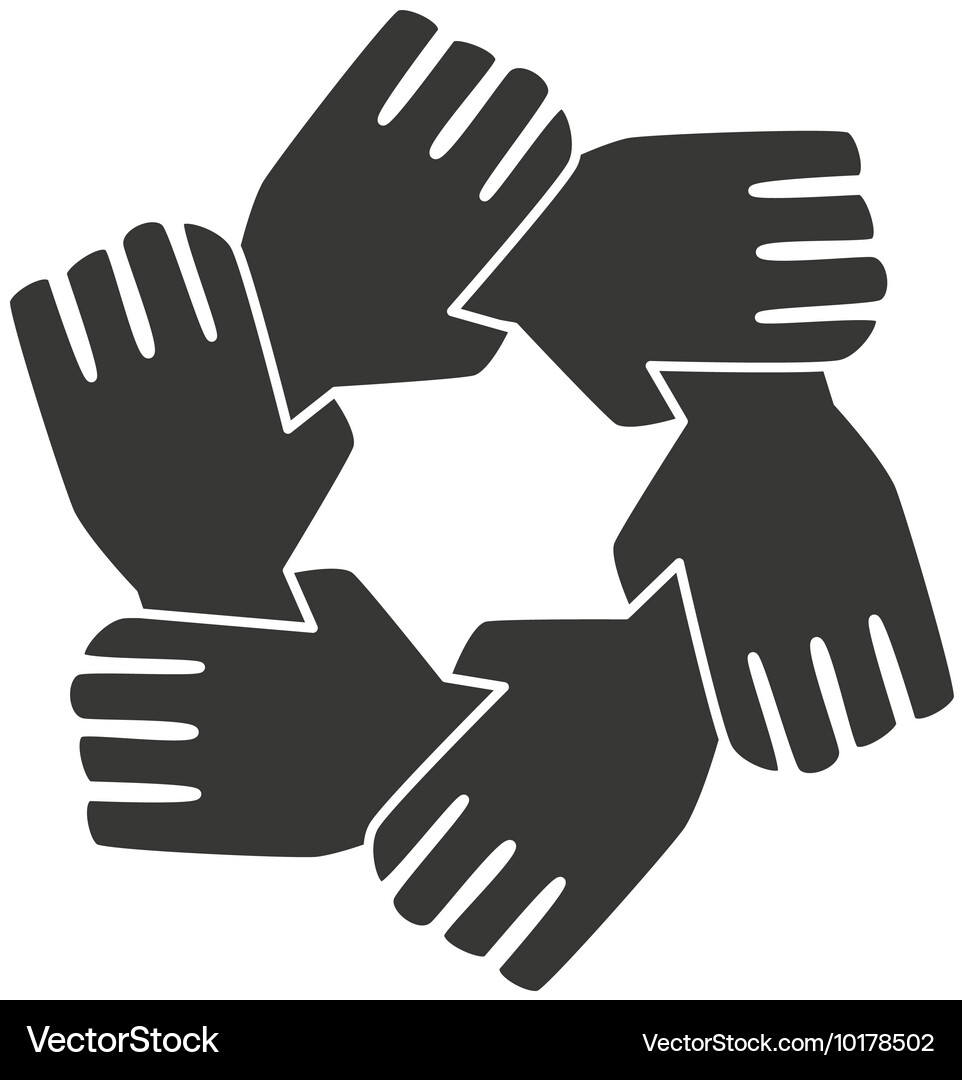 Teamwork meeting pictogram icon Royalty Free Vector Image