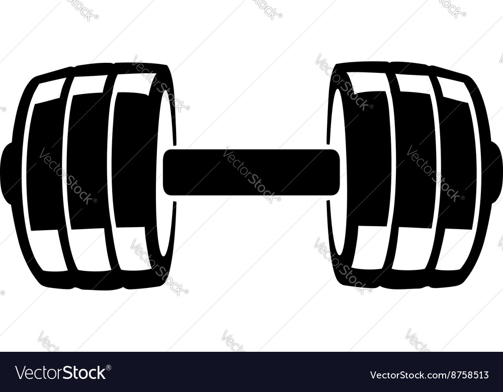 Dumbbell Royalty Free Vector Image - VectorStock
