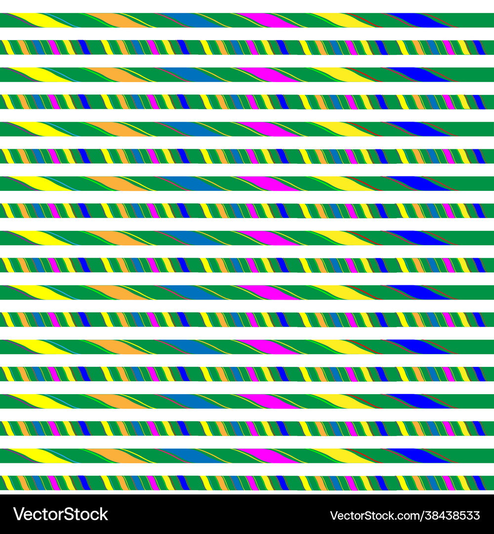 A seamless background with multicolored twisted Vector Image