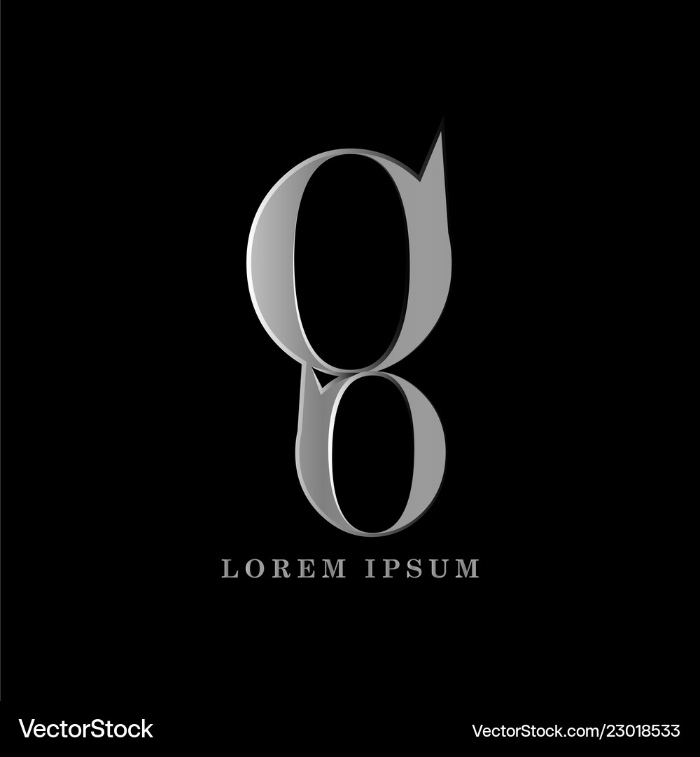 G letter logo template graphic design Royalty Free Vector