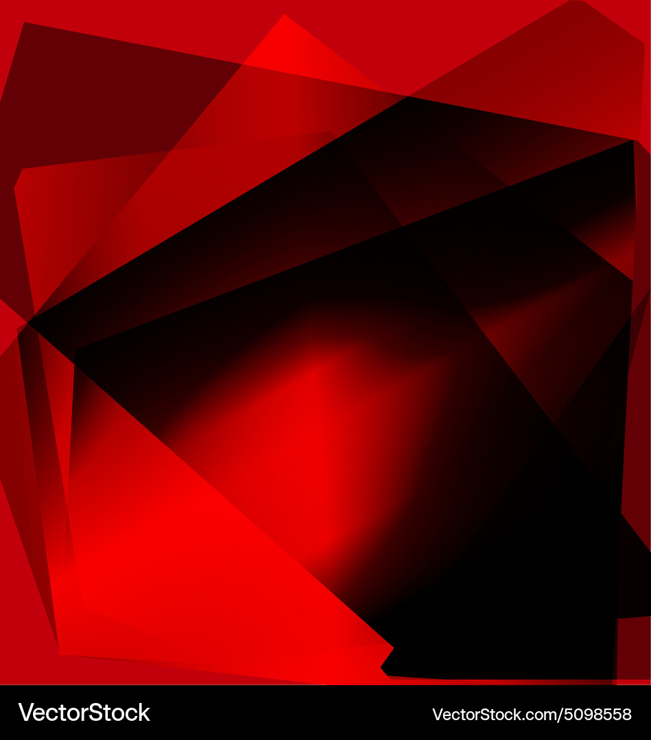 Abstract red geometric background Royalty Free Vector Image