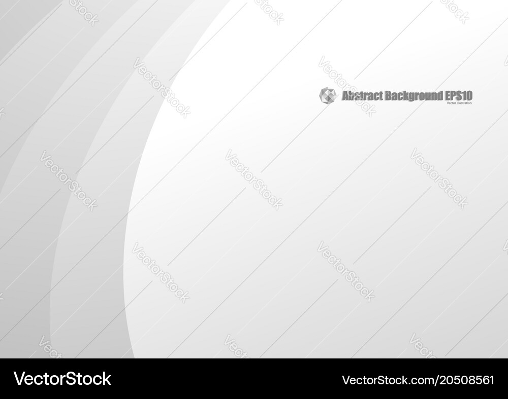 Abstract gray curve background Royalty Free Vector Image