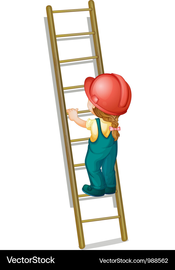 Construction Ladder Royalty Free Vector Image - VectorStock