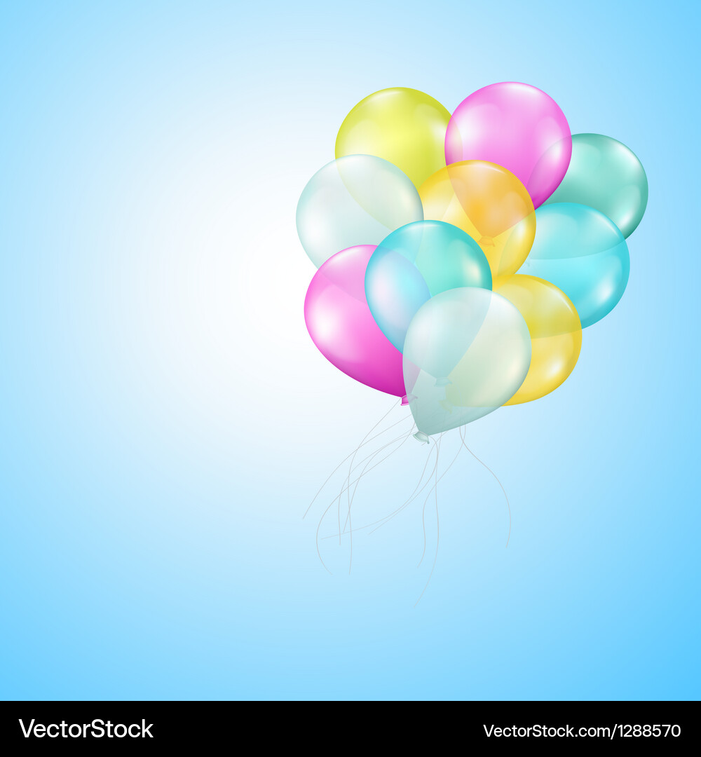 Balloons heaven Royalty Free Vector Image - VectorStock