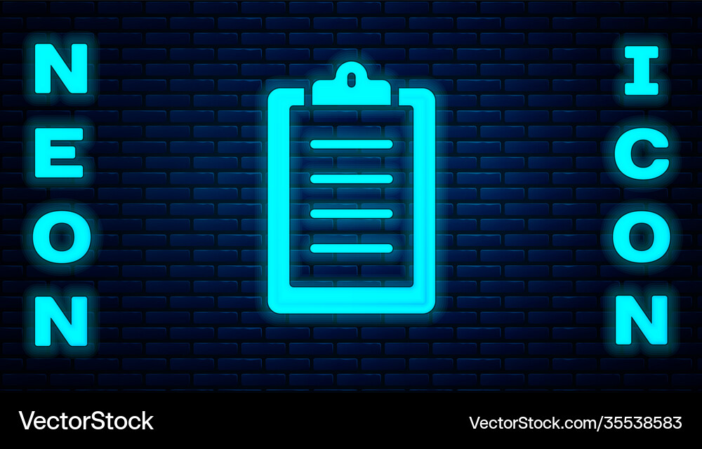 Glowing neon sport training program or fitness Vector Image