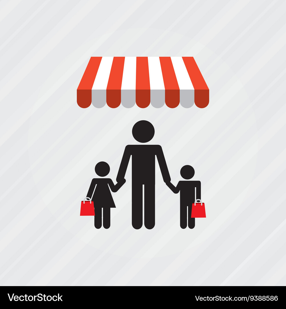 People shopping design Royalty Free Vector Image