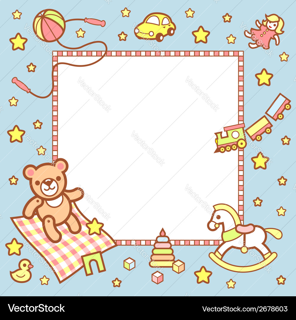 Kid frame boy Royalty Free Vector Image - VectorStock