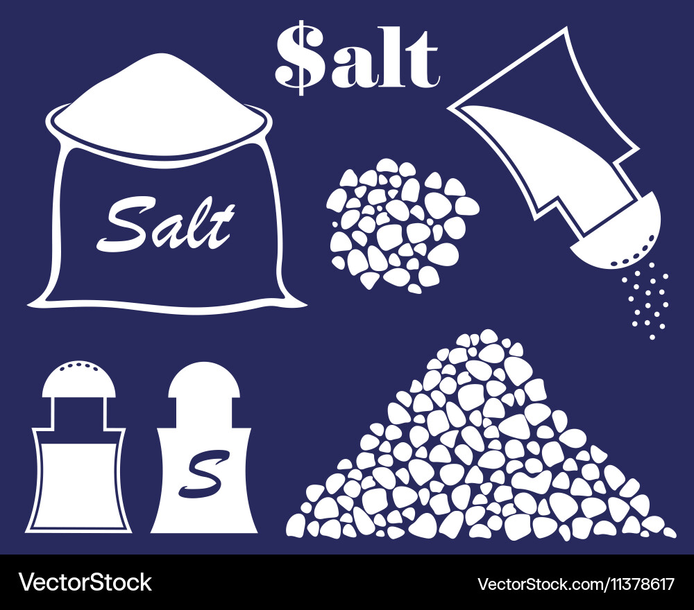 Salt Royalty Free Vector Image - VectorStock