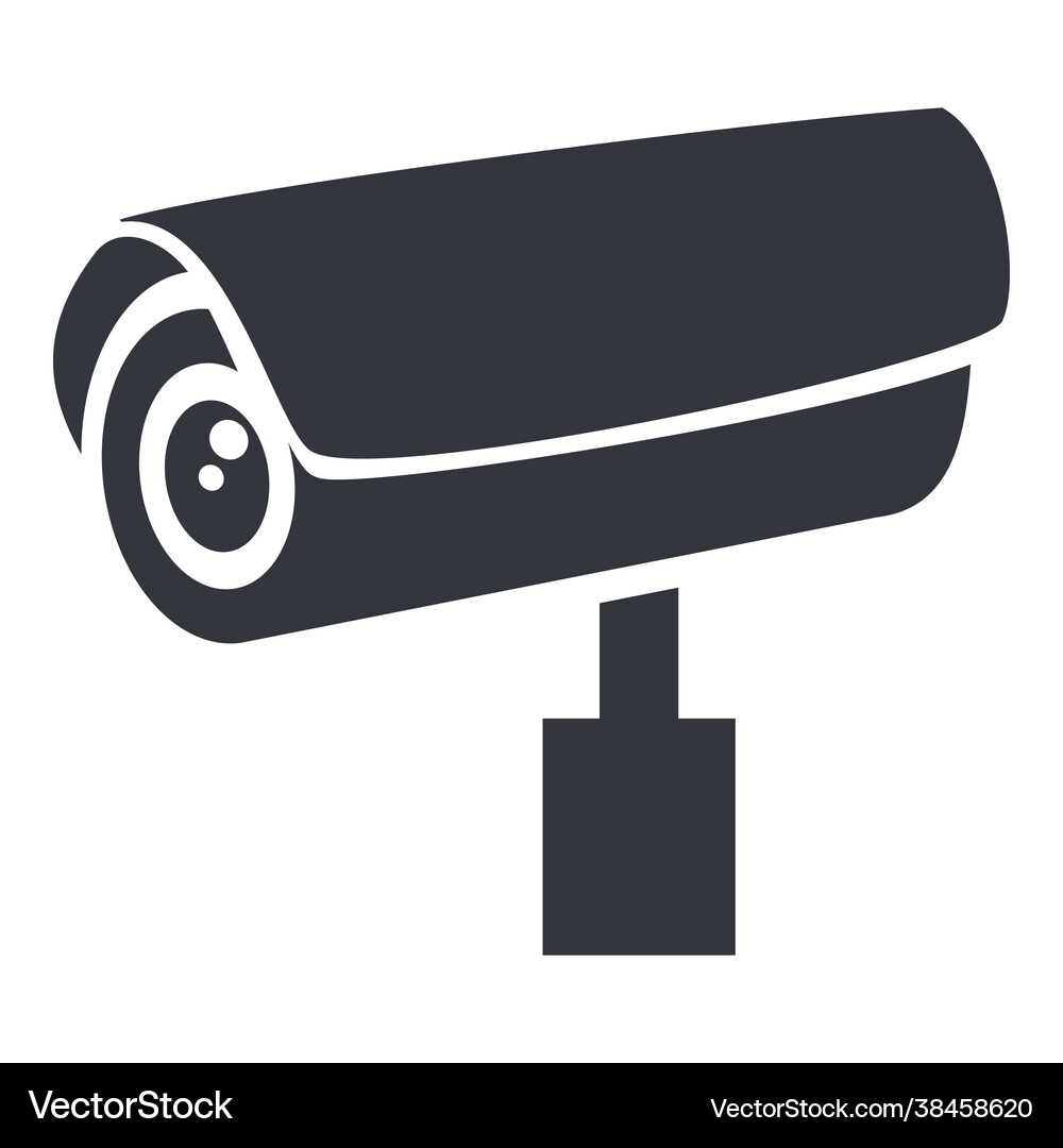 Cctv icon security camera symbol Royalty Free Vector Image