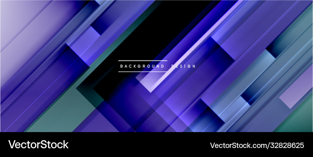 Dynamic lines on fluid color gradient trendy Vector Image