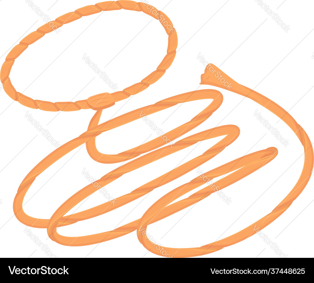 Knot lasso icon cartoon style Royalty Free Vector Image