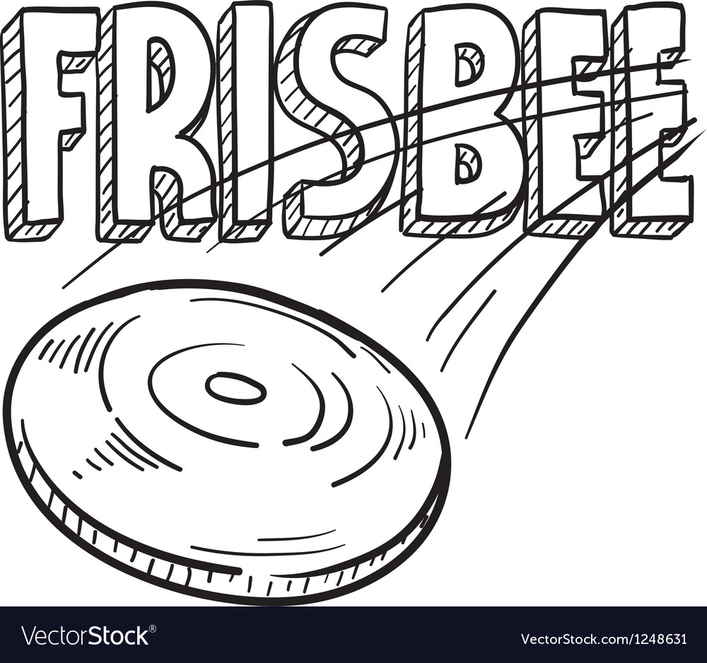 Frisbee Royalty Free Vector Image - VectorStock