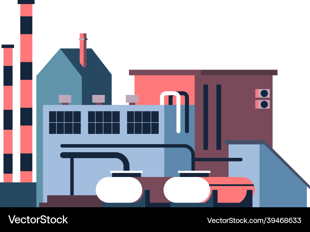 Factory or facility industries production building