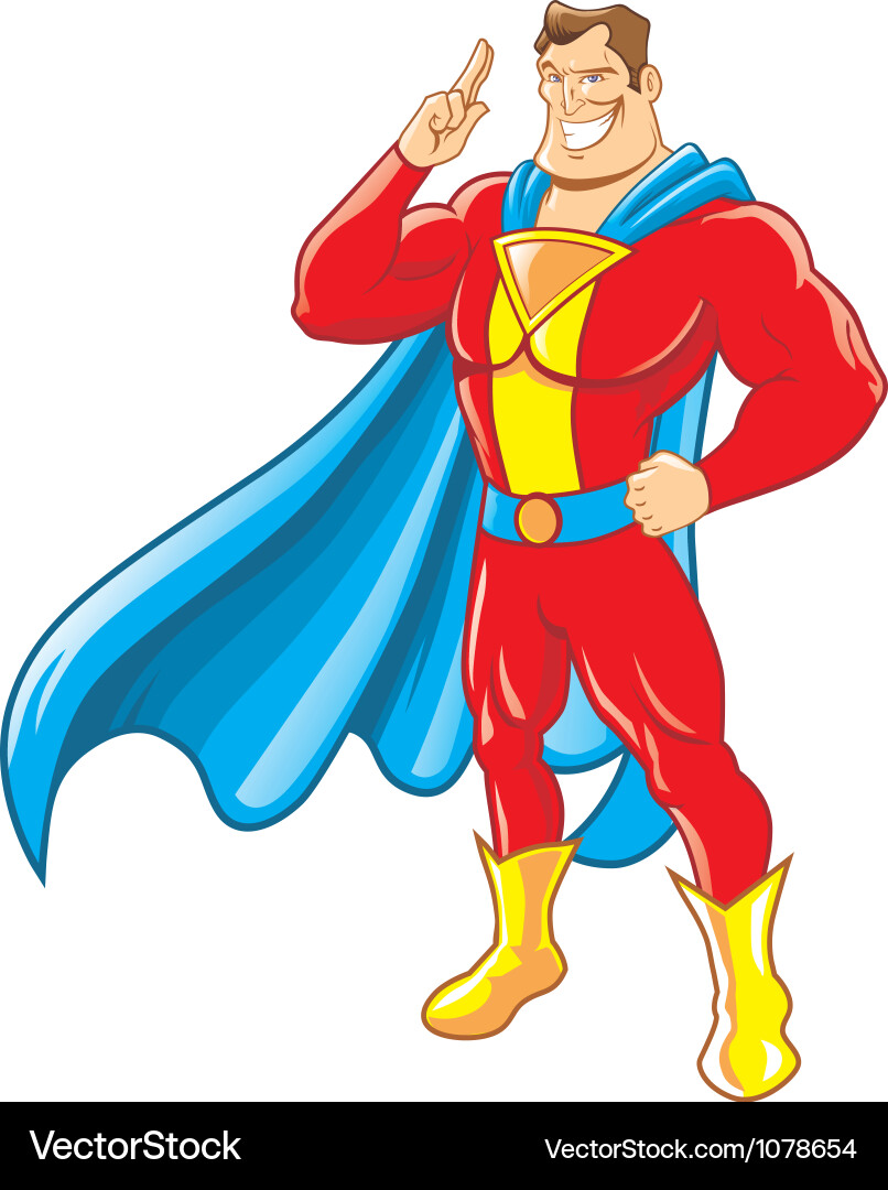 Superhero Royalty Free Vector Image - VectorStock