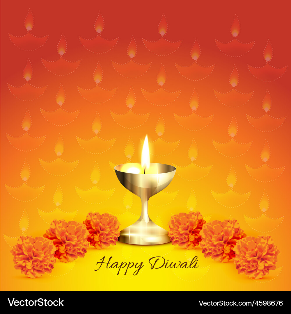 Diwali design Royalty Free Vector Image - VectorStock