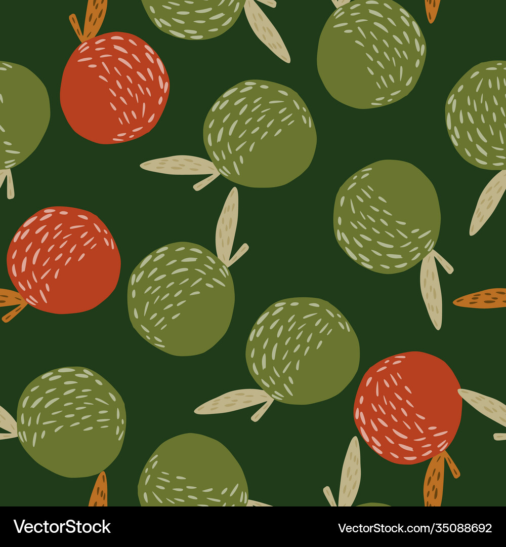 Random seamless abstract pattern with organic Vector Image