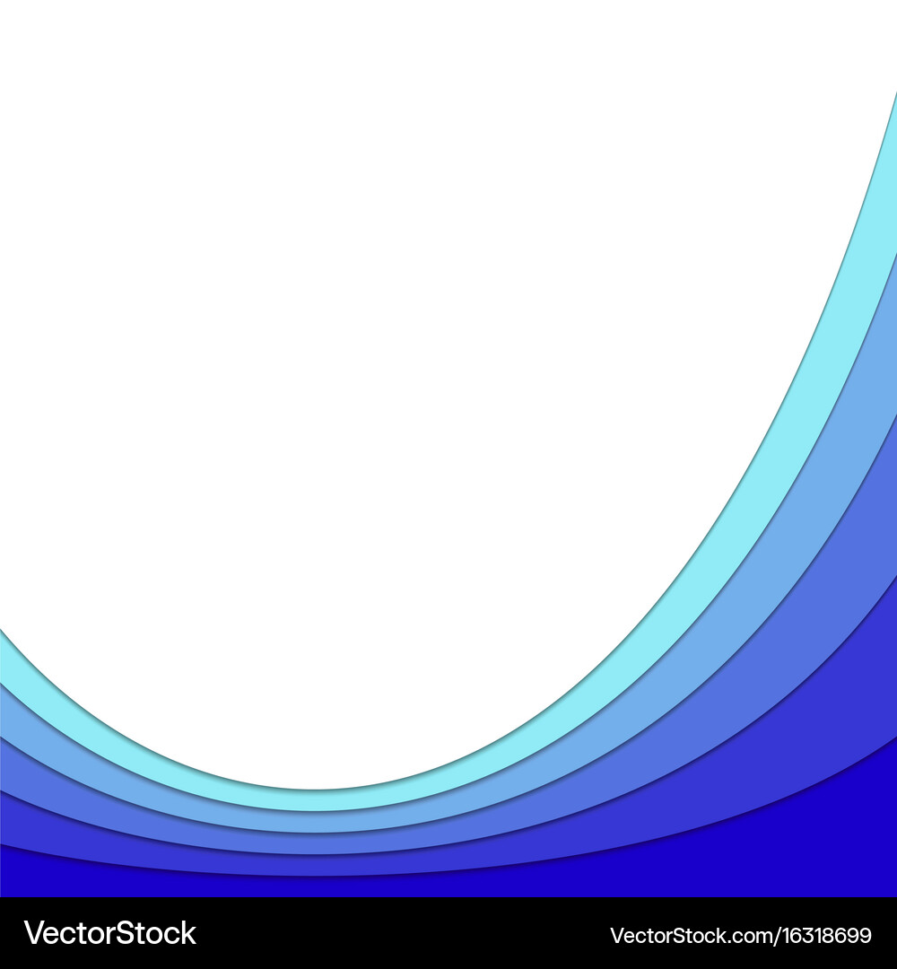 set of abstract blue wavy headers water - Stock Image - Everypixel