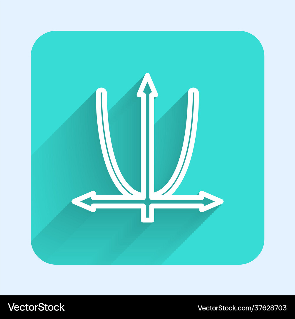 White line graph schedule chart diagram Royalty Free Vector