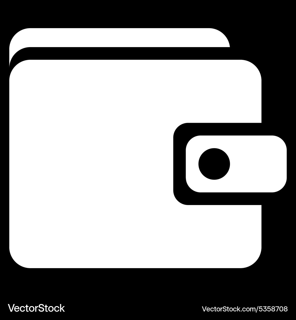 Wallet icon from business bicolor set Royalty Free Vector