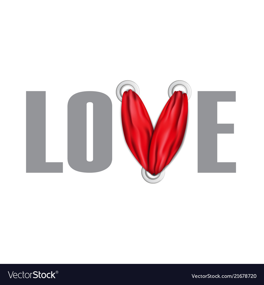 Love T Shirt Fashion Print Royalty Free Vector Image