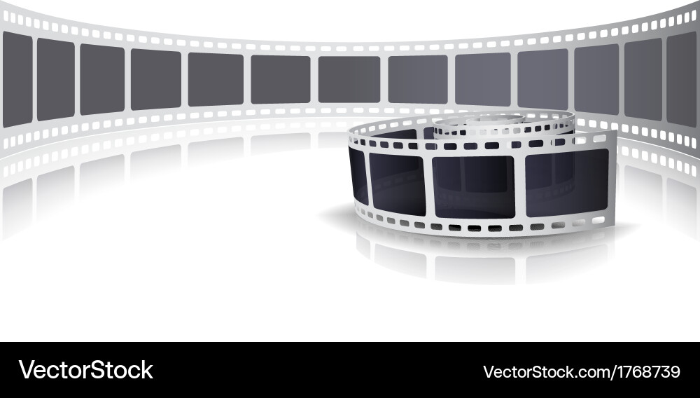 Camera Film Roll Set background Royalty Free Vector Image