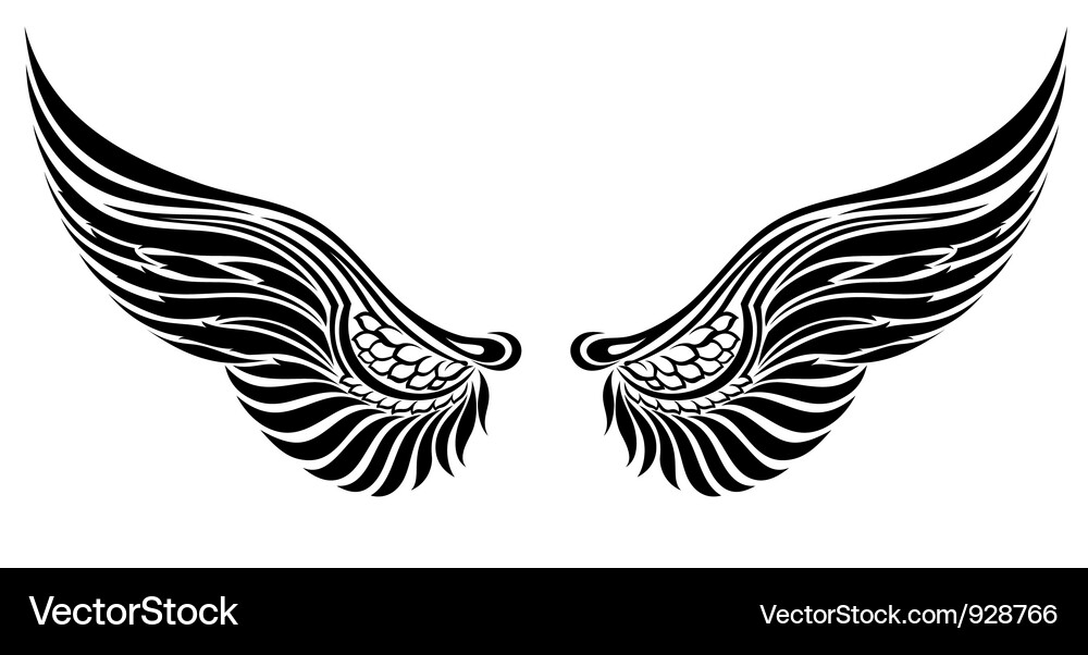 Wings Royalty Free Vector Image - VectorStock