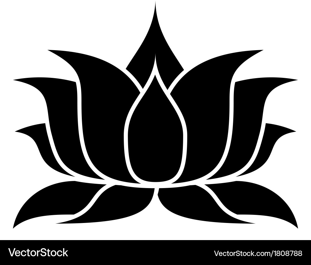 Lotus Flower Royalty Free Vector Image - VectorStock