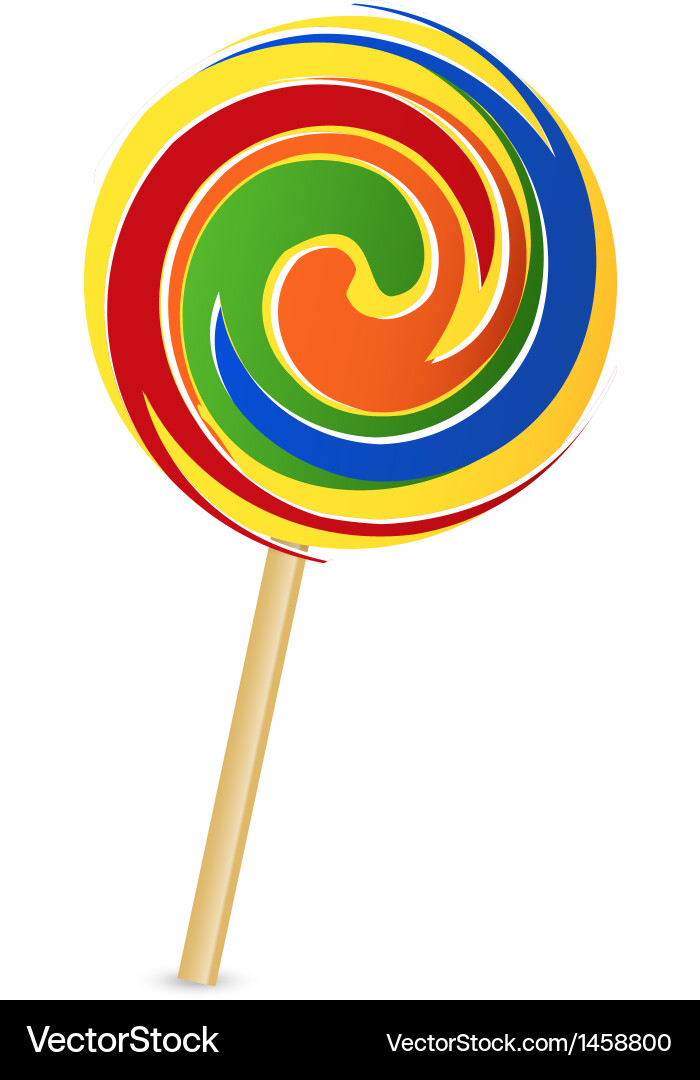Colorful lollipop Royalty Free Vector Image - VectorStock