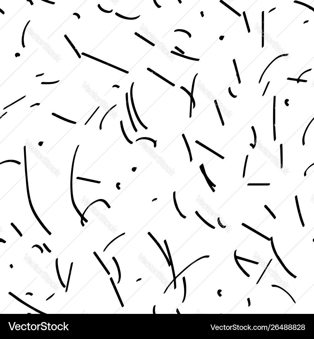 Abstract art seamless pattern created dry ink Vector Image