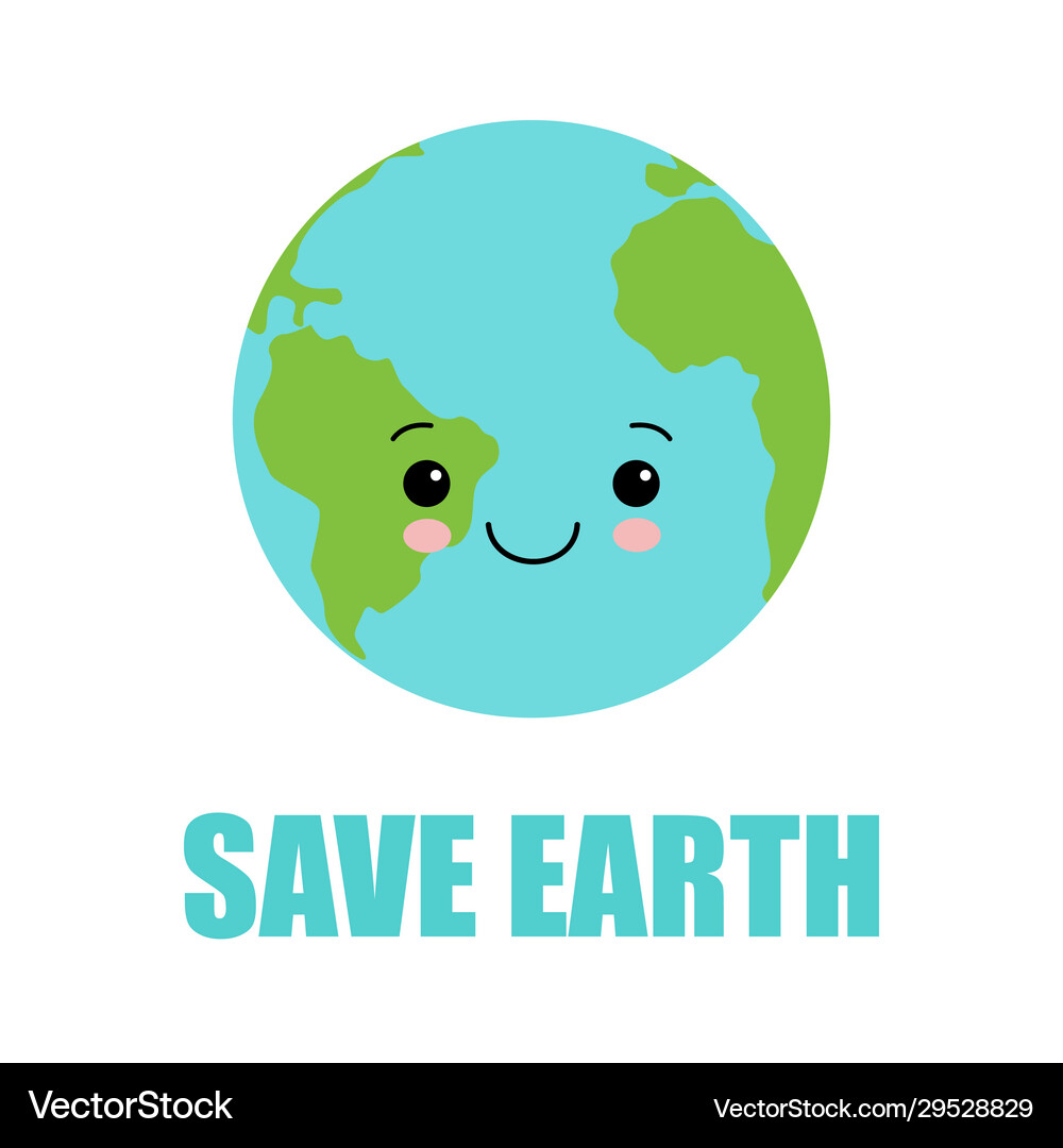 Creative concept planet earth globe with a sweet Vector Image