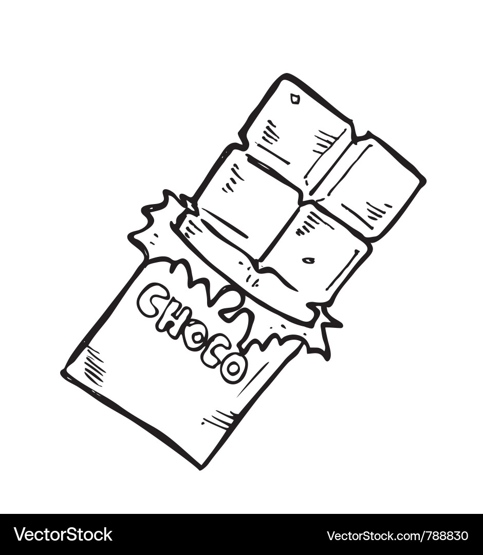 Chocolate Bar Royalty Free Vector Image Vectorstock