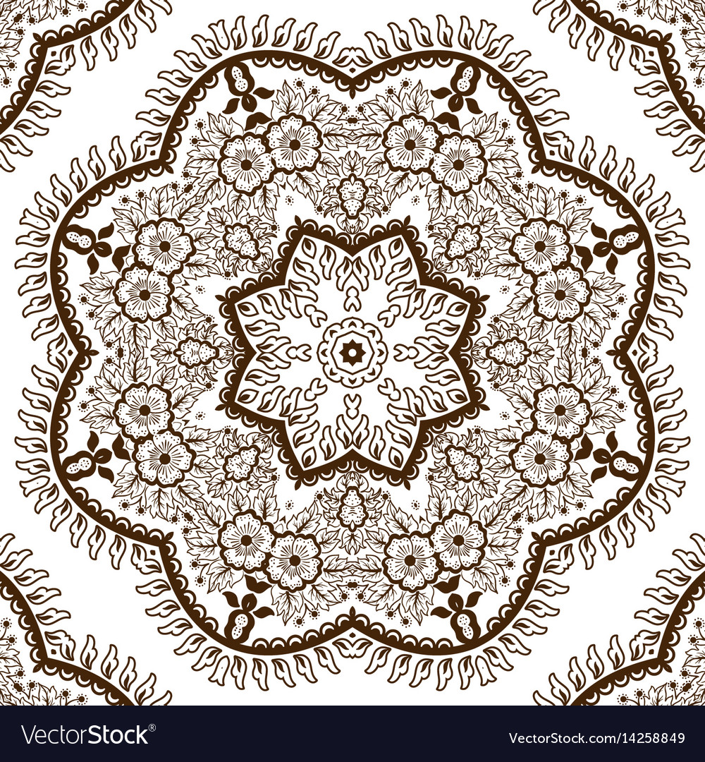 Floral seamless pattern element Royalty Free Vector Image