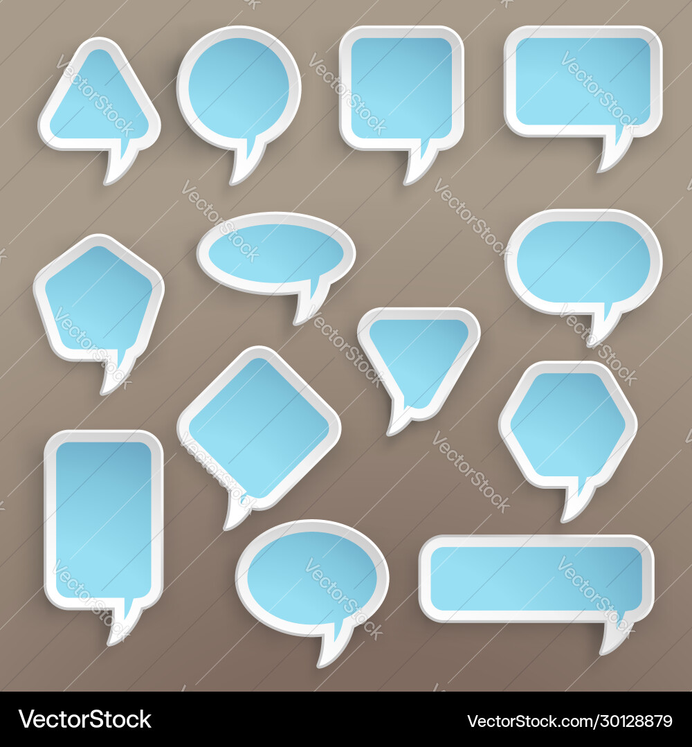 Paper labels Royalty Free Vector Image - VectorStock
