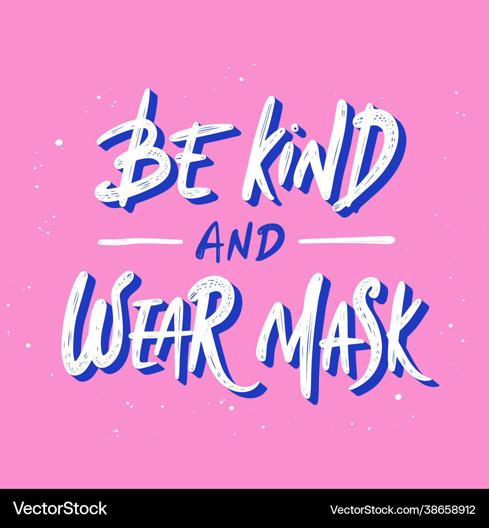 Quarantine lettering with quote for posters Vector Image