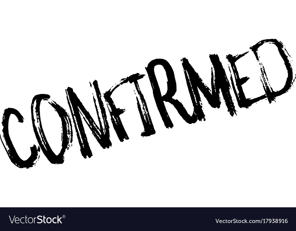 Confirmed rubber stamp Royalty Free Vector Image Confirmed rubber stamp Royalty Free Vector Image