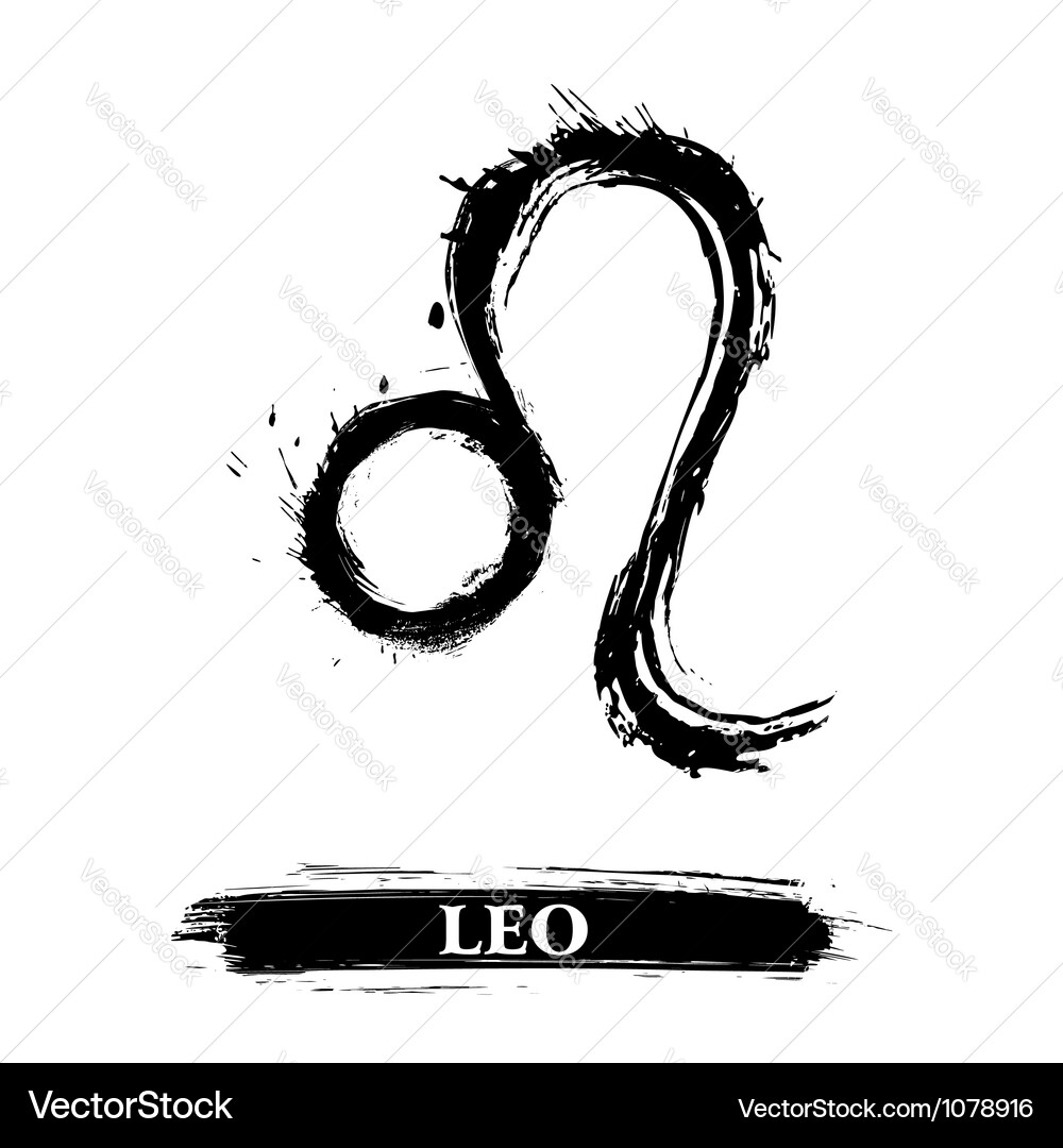 Leo symbol Royalty Free Vector Image - VectorStock