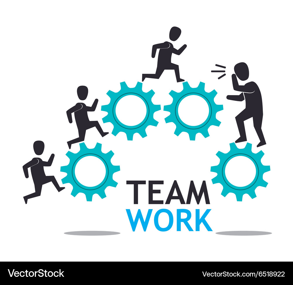 Business teamwork and leadership Royalty Free Vector Image