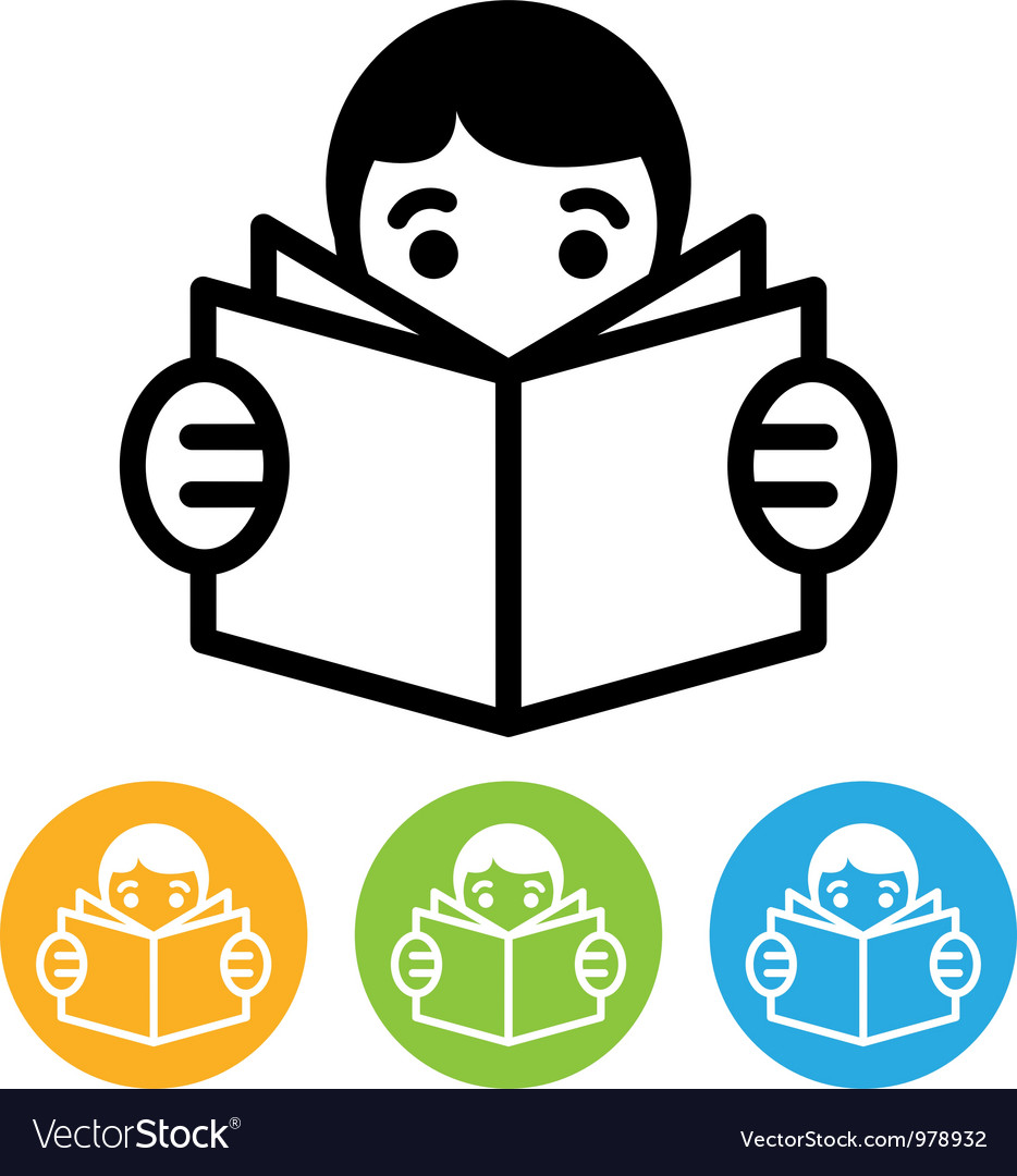 Reading icon Royalty Free Vector Image - VectorStock