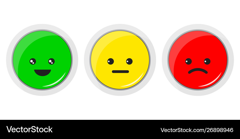 Flat design smiley icon set Royalty Free Vector Image
