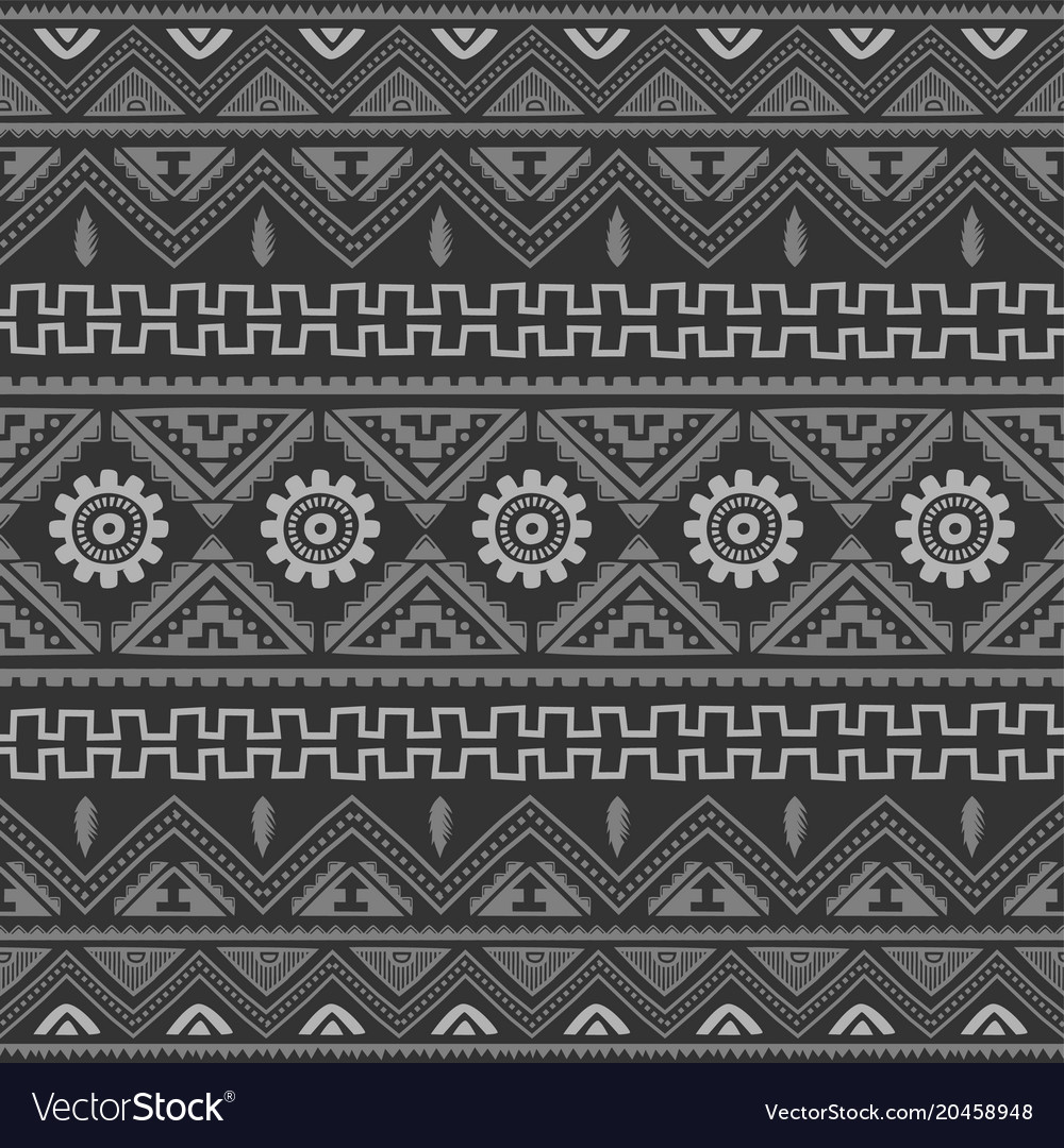 Seamless native pattern background Royalty Free Vector Image