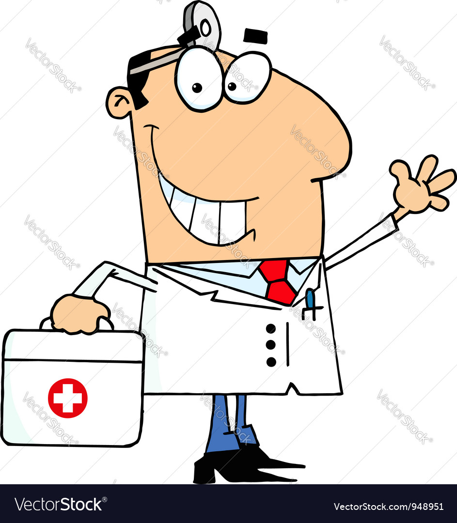 Cartoon Doctor Royalty Free Vector Image - VectorStock