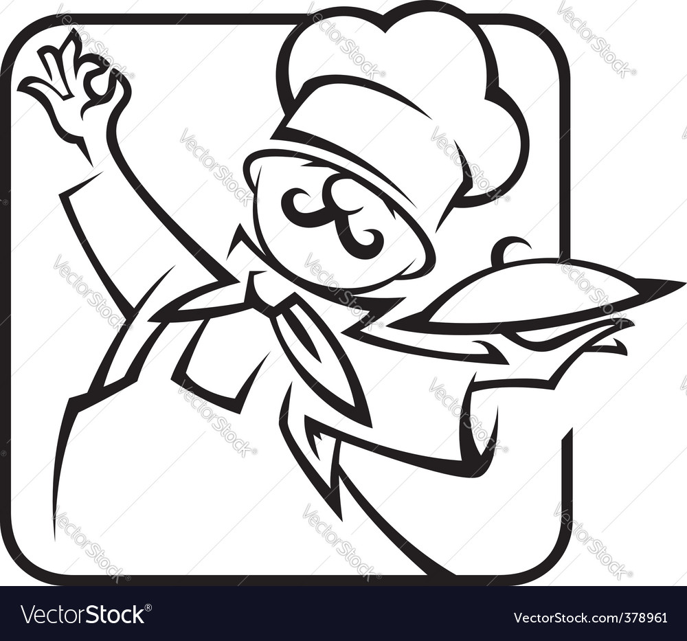 Chef Royalty Free Vector Image Vectorstock